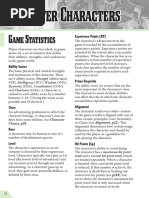Pathfinder XP Chart | PDF
