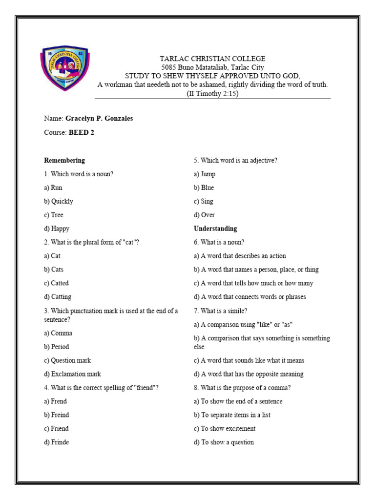 Week-11-DONE | PDF | Verb | Word