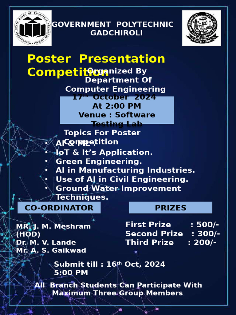 Poster Presentation Competition | PDF
