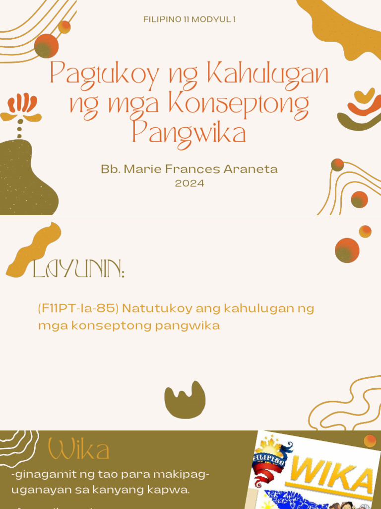 Kompan Modyul 1 at 2 | PDF