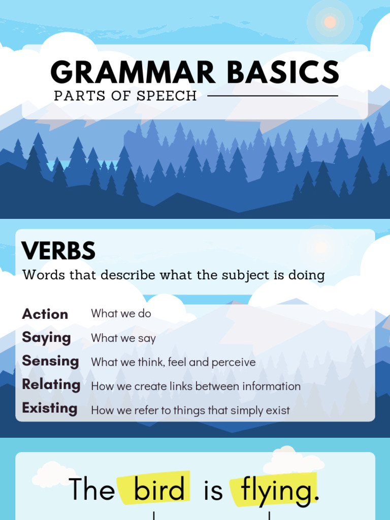 ENGLISH - Grammar Basics | PDF