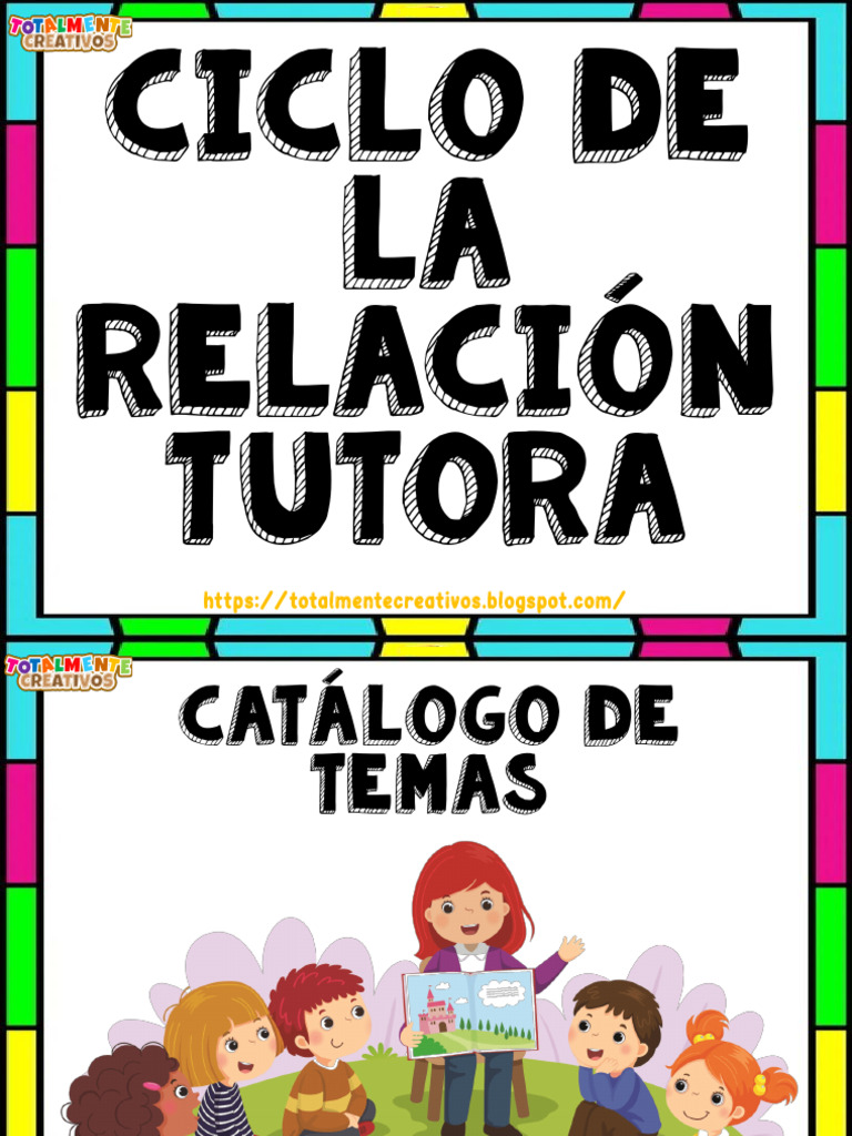 Ciclo de La Relacion Tutora Actualizado Material Descargable Totalmente Creativos | PDF ...