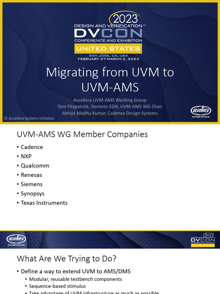 104 Migrating From UVM To UVM AMS | PDF | Passivity (Engineering) | Electrical Engineering