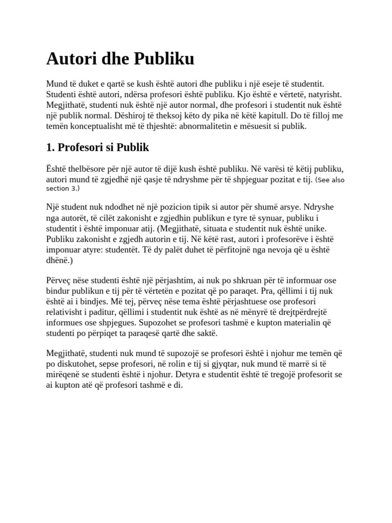 Shkrim Akademik - Martinich | PDF