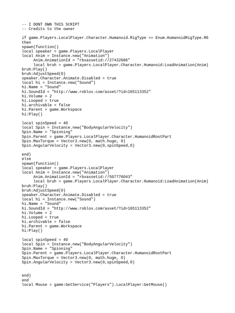 FE Helicopter Helicopter Script | PDF