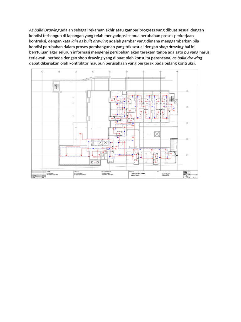 Pengertian dan Fungsi As-Built Drawing | PDF