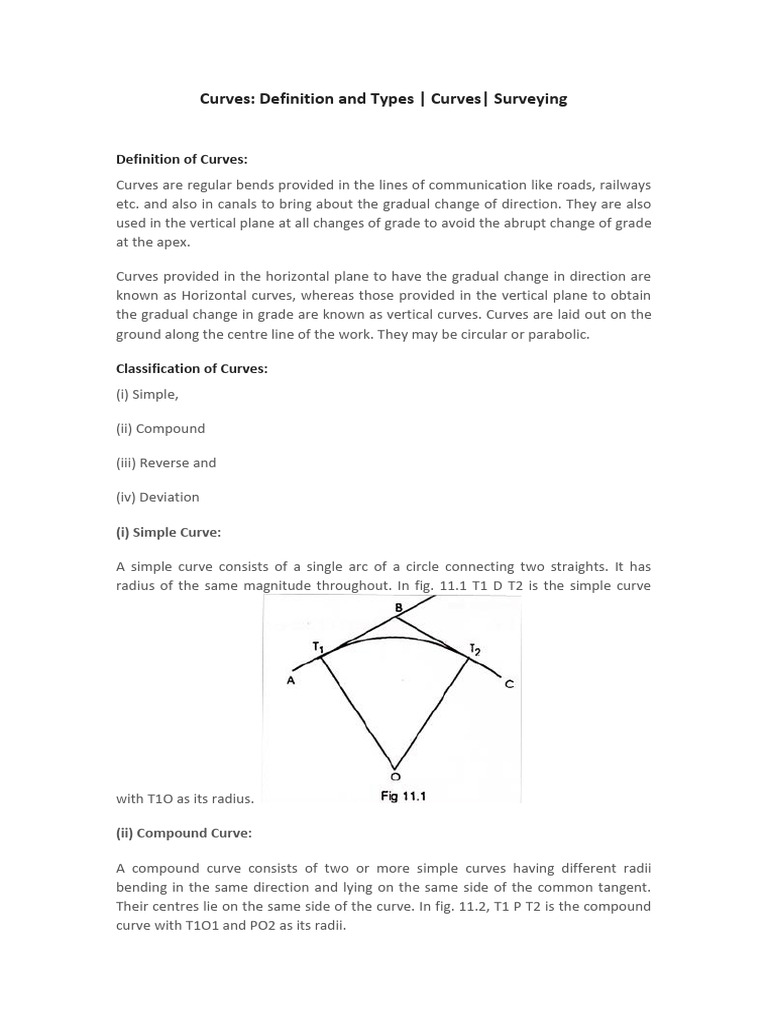 Unit 3 notes-on-CURVES | PDF | Angle | Tangent
