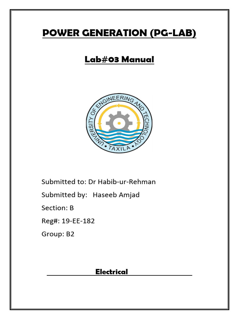 lab no 1 pg | PDF | Jet Engine | Turbine