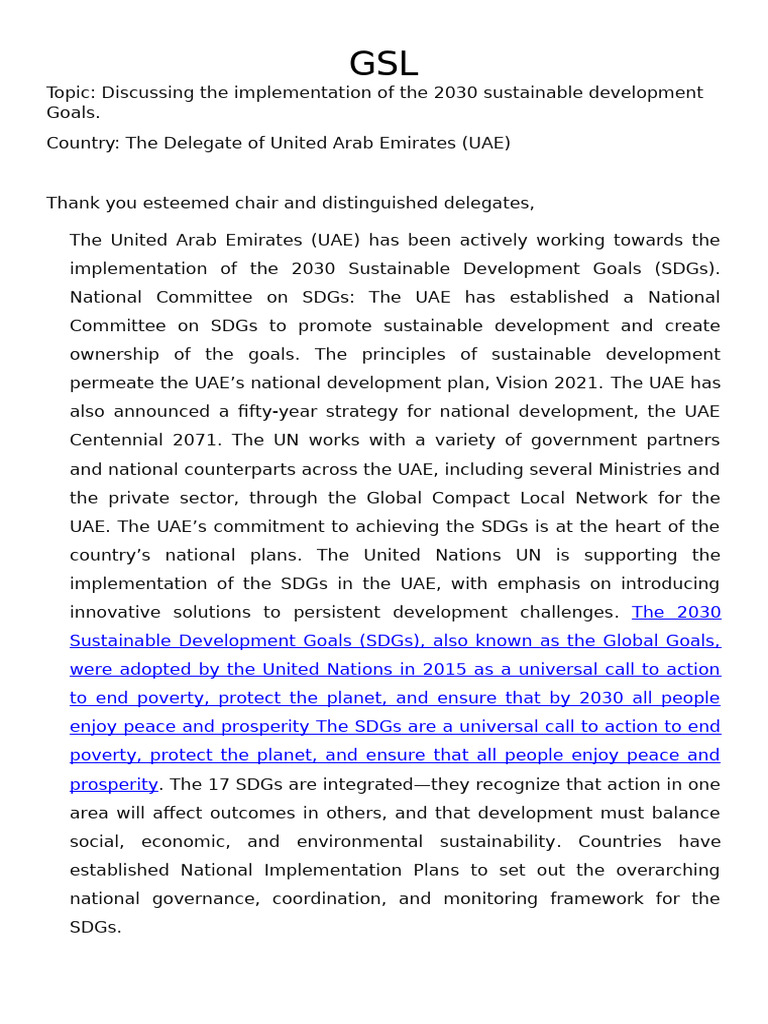 GSL UAE 2 | PDF