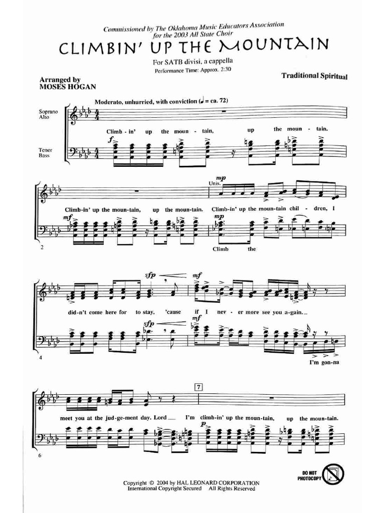 Climbing Up The Mountain | PDF