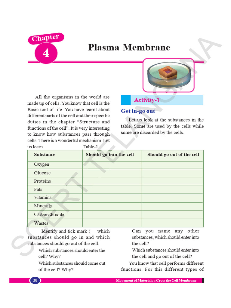 Ix Biology em - Compressed - 50-61 | PDF | Cell Membrane | Osmosis