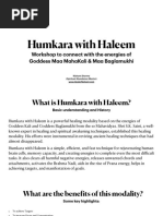 Humkara With Haleem | PDF