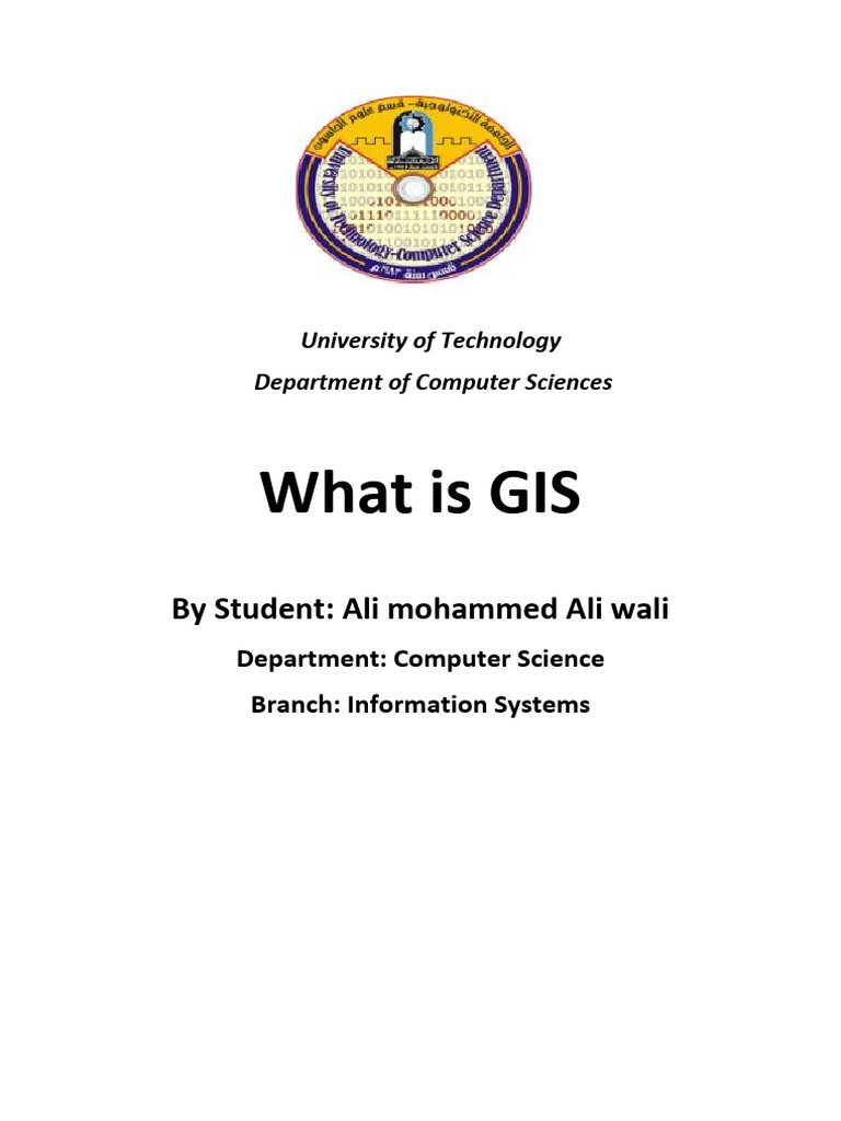 ali moh GIS | PDF | Geographic Information System | Computing