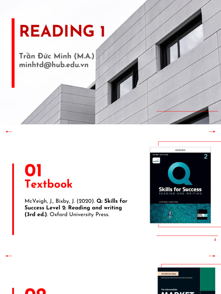 Reading 1 - Course Introduction | PDF