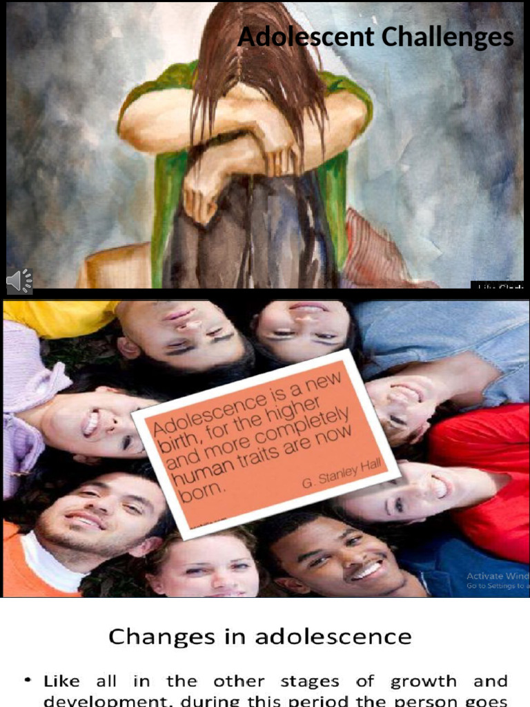 Adolescent Challenges | PDF | Bullying | Self Harm