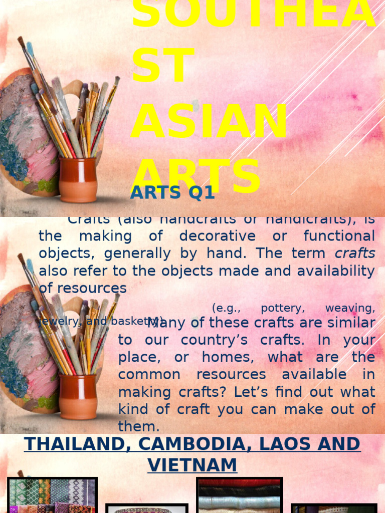 Asian Craft Techniques and Traditions | PDF | Weaving | Sculpture