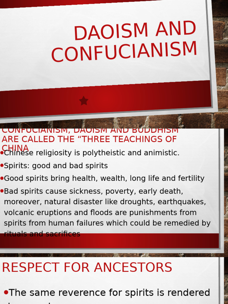 Daoism and Confucianism | PDF | Confucianism | Tao