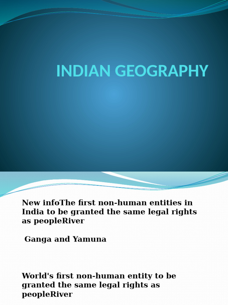 Indian Geography | PDF