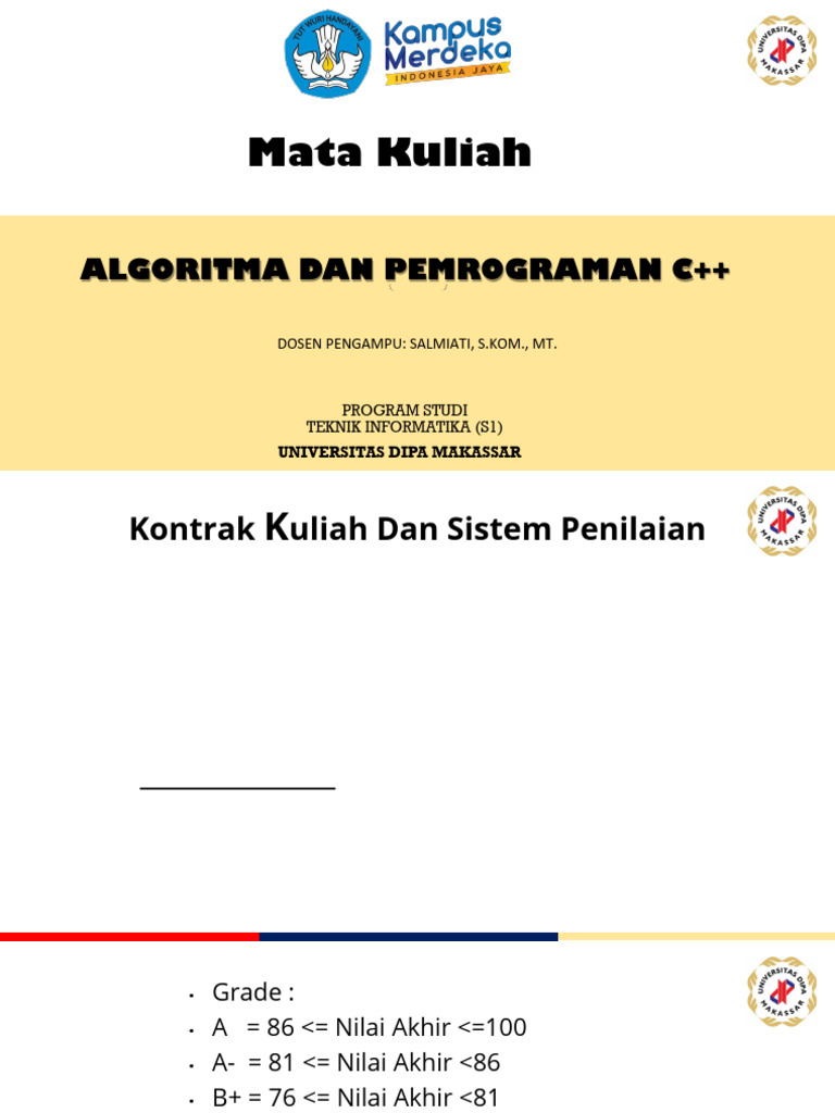 Algoritma Dan Pemrograman Part 1 | PDF | Seni | Komputer