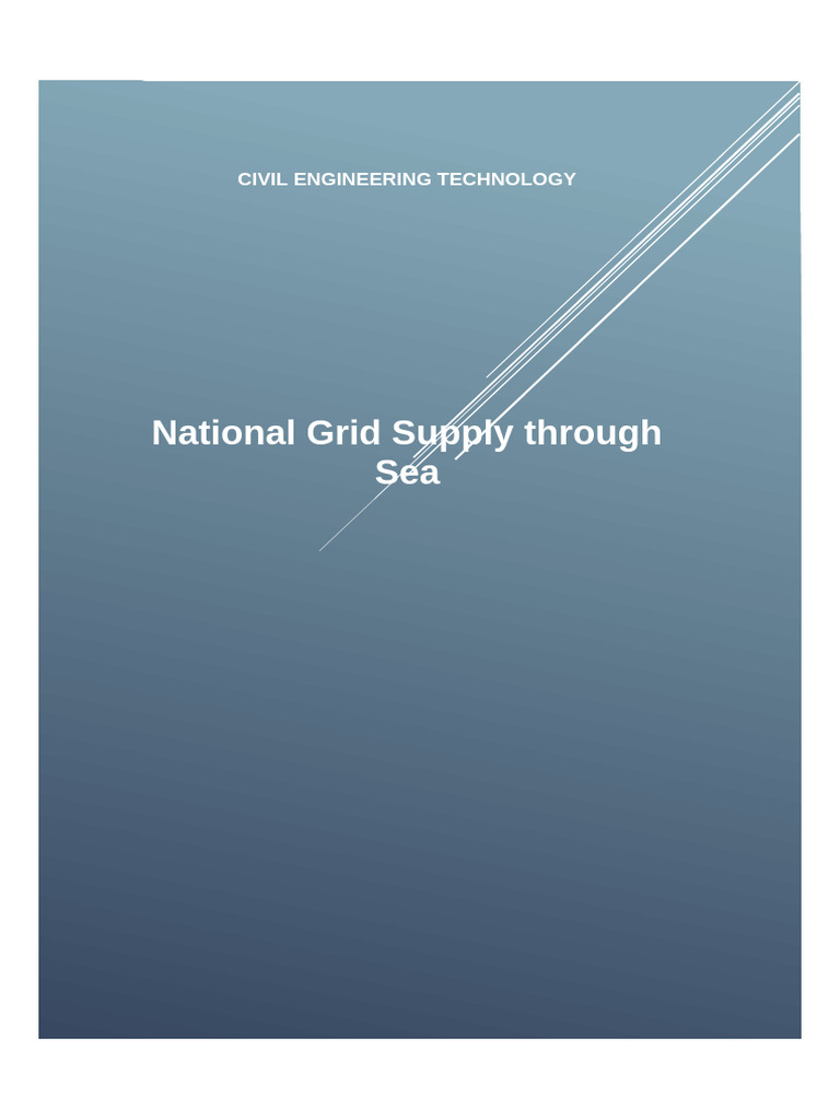 Cet Assignment 01 | PDF | Infrastructure | Electric Power Transmission