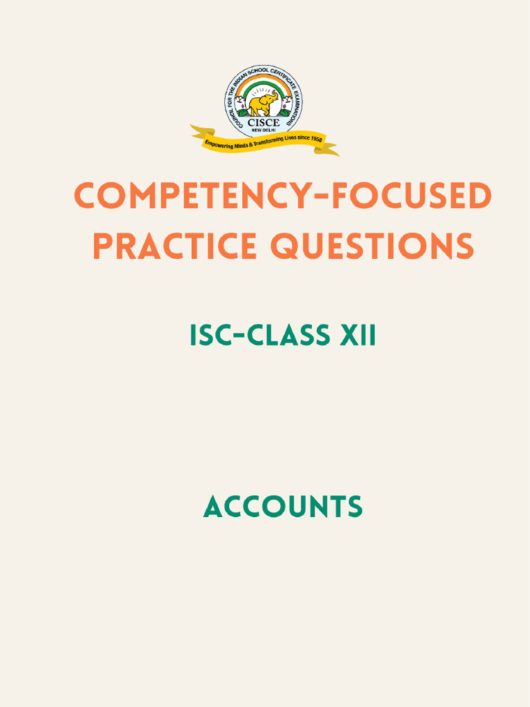 ISC Accounts XII | PDF | Balance Sheet | Spreadsheet