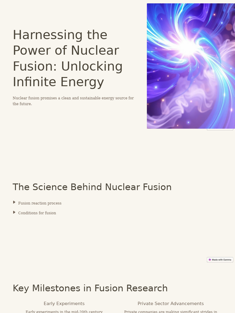 Future of Nuclear Fusion Energy | PDF | Fusion Power | Nuclear Fusion
