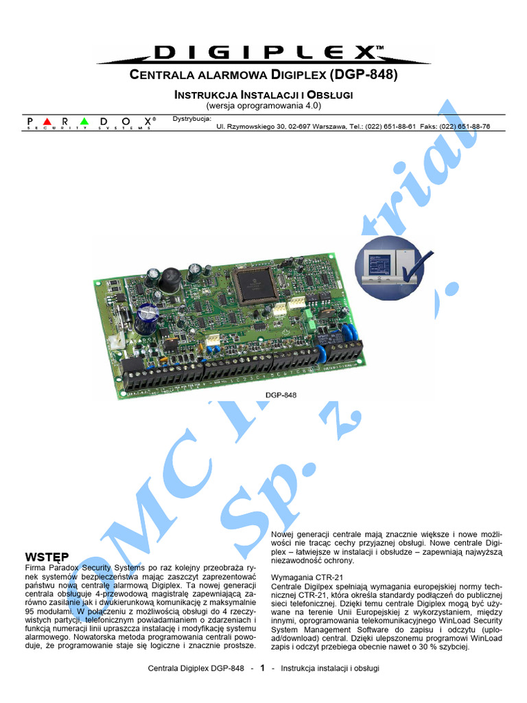 DGP 848 Instal | PDF