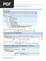 Activate Material Ledger in SAP S/4HANA | PDF
