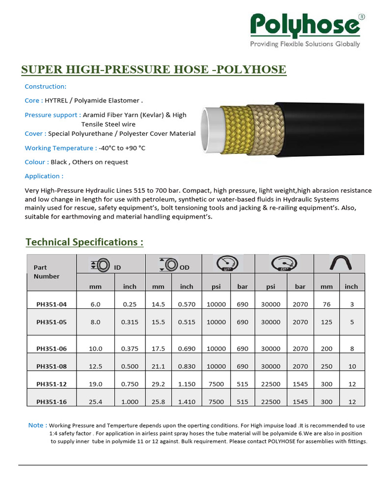PH351-POLYHOSE | PDF