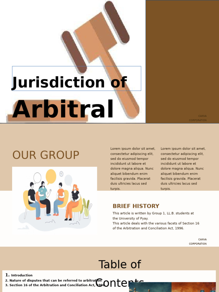 Jurisdictoin of Arbitral Tribunal (Final) | PDF | Arbitration | Arbitral Tribunal