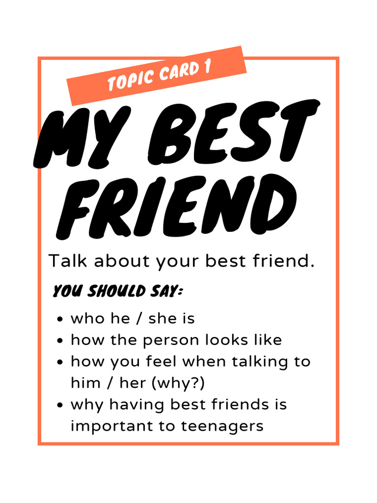 Topic Card Set A | PDF | Self-Improvement