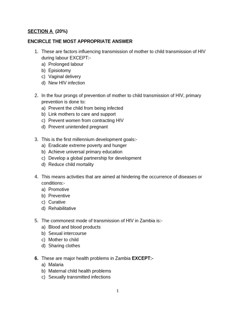 PHN End of 1ST Year Jan 09 | PDF | Maternal Health | Malaria
