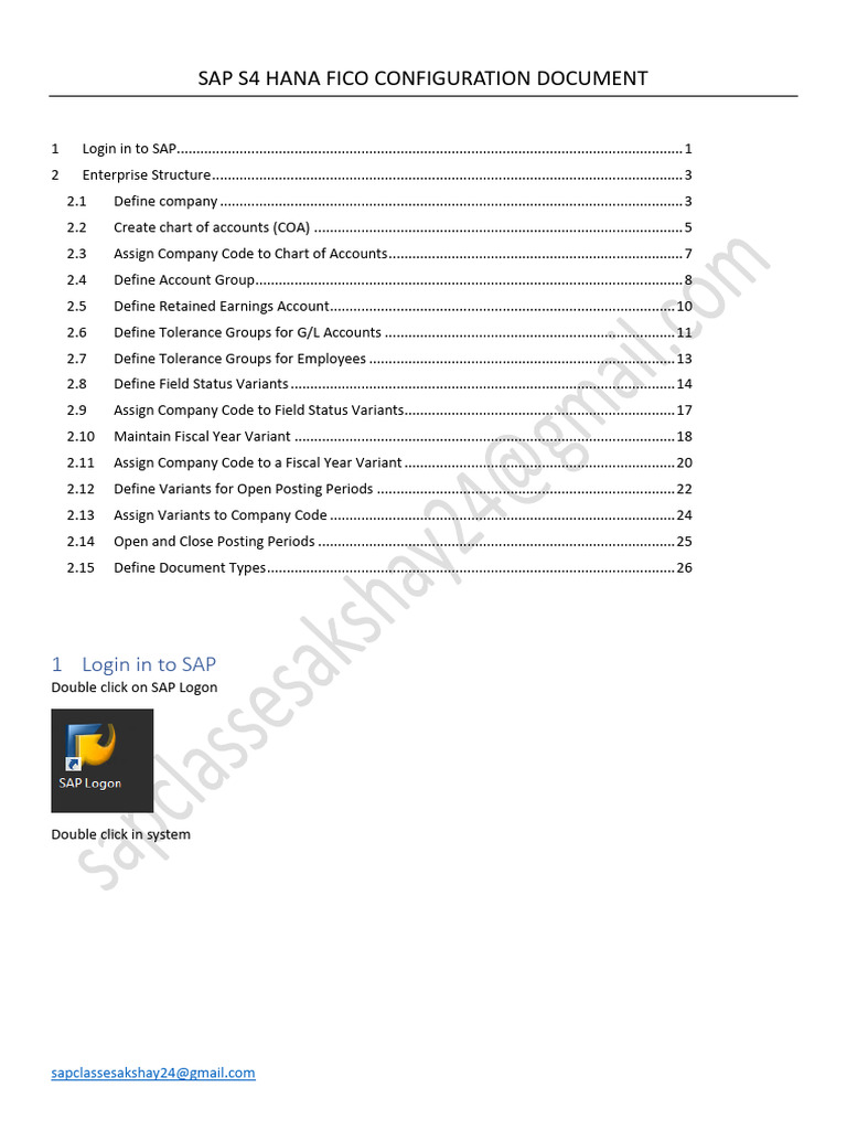 Sap Fico Configuration Document Pdf Financial Accounting Computing