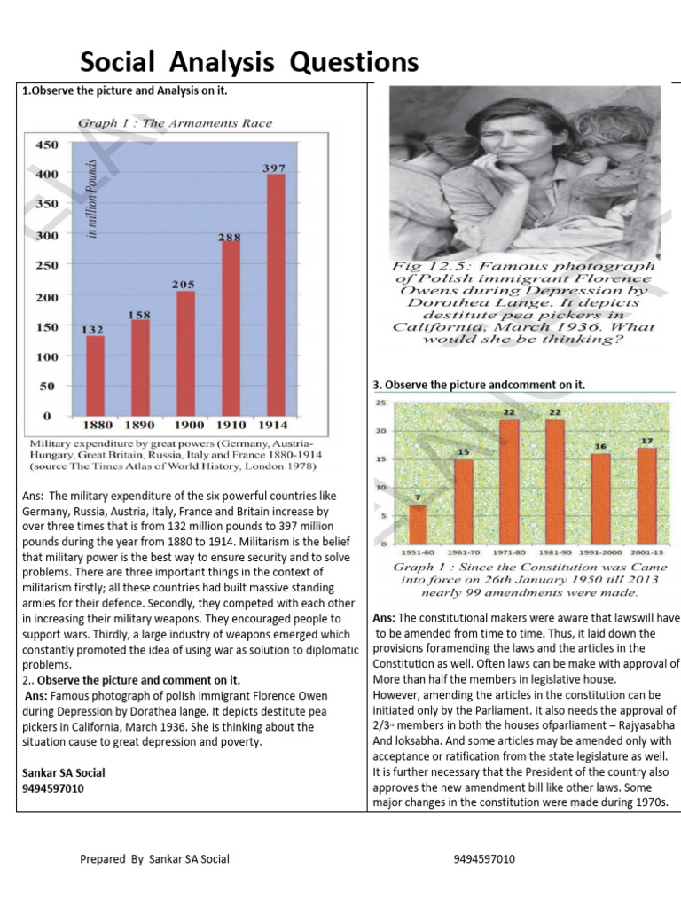 Social Analysis Questions | PDF