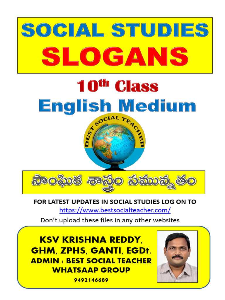 Slogans em For Social Studies in English | PDF