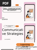 Types of Communicative Strategy: Topic Control, Topic Shifting, Repair ...