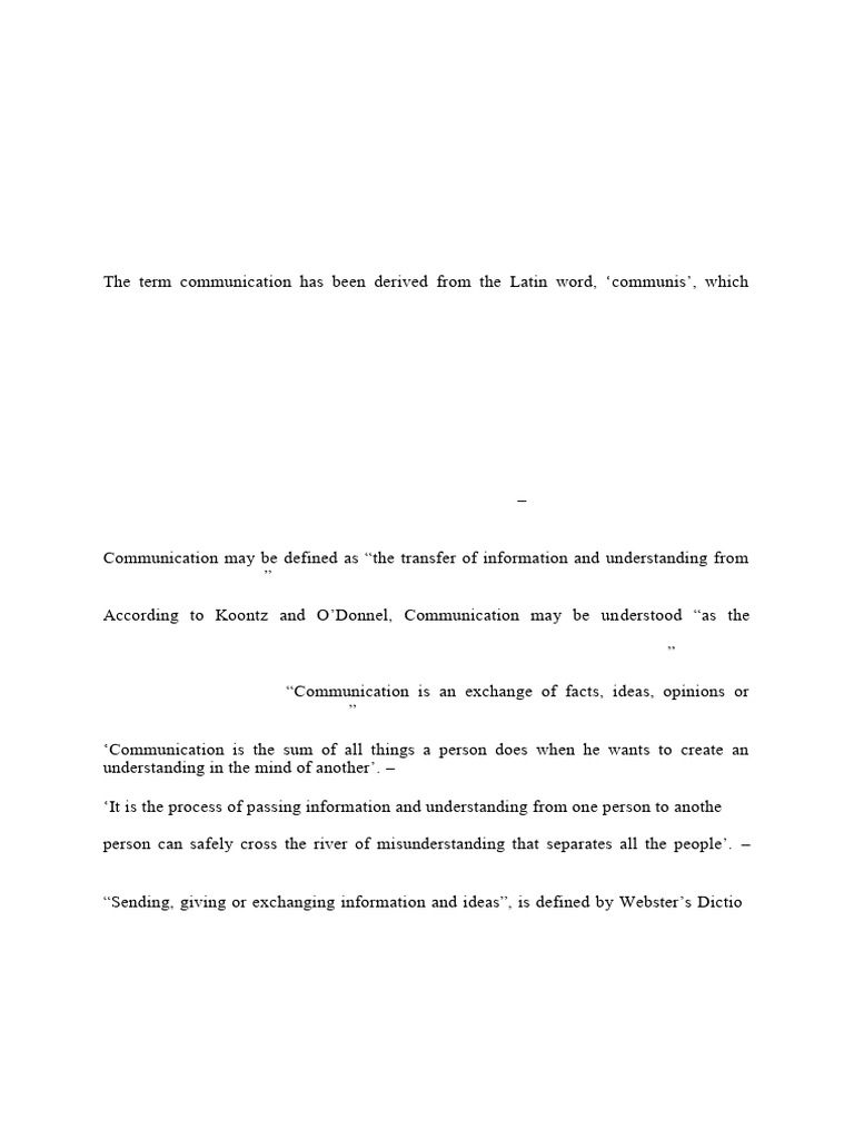 Business Communication Basics | PDF | Communication | Psychological ...