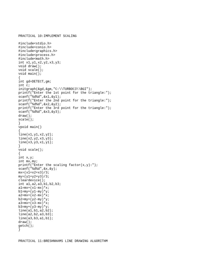 CG Practicals | PDF | Teaching Methods & Materials | Technology & Engineering