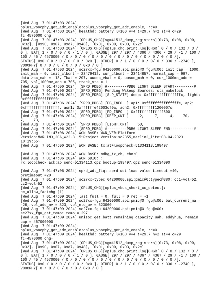 Standby Kernel Log 2024 0807 022510 | PDF