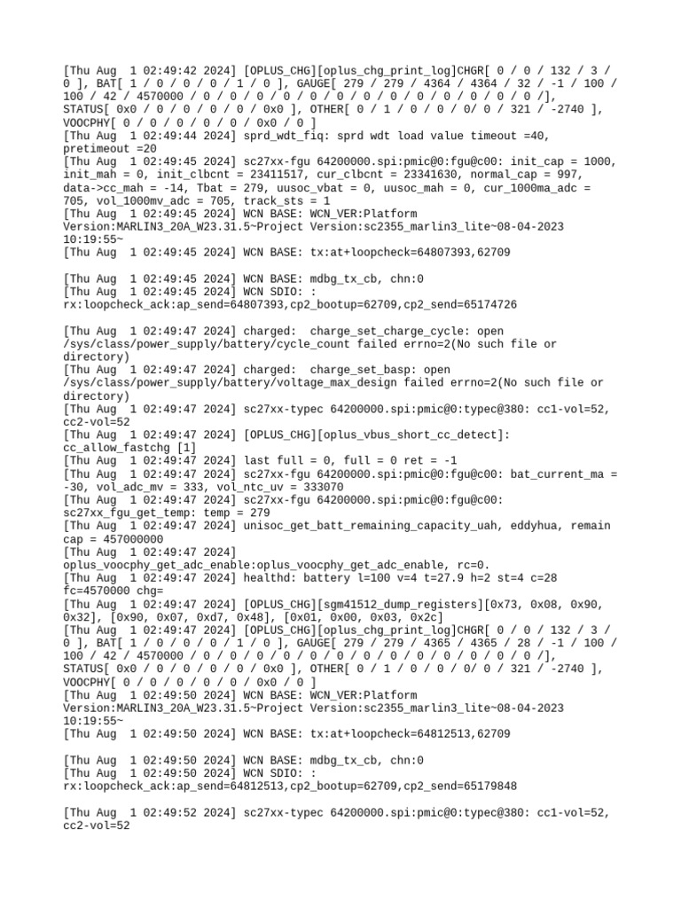 Battery Log Analysis | PDF | Science & Mathematics | Computers