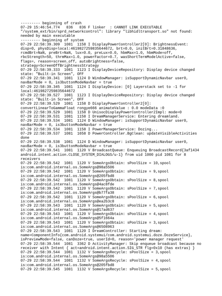 Standby Android Log 2024 0729 235955 | PDF | Information Appliances | Smartphone