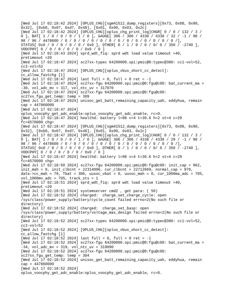 Standby Kernel Log 2024 0717 030355 | PDF