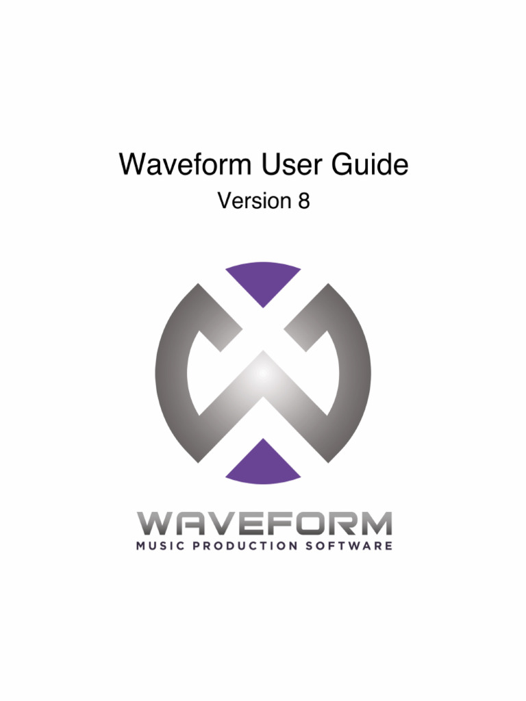 Waveform User Guide v2 1 | PDF | Computer Keyboard | Software