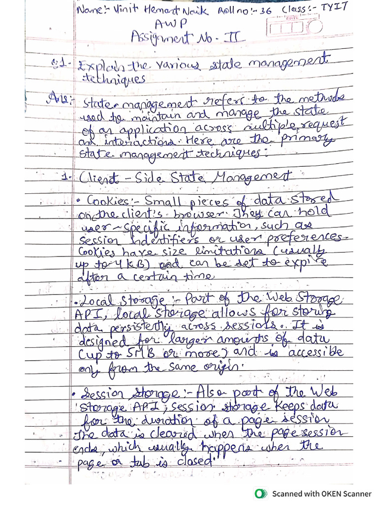 AWP Assignment 2 | PDF