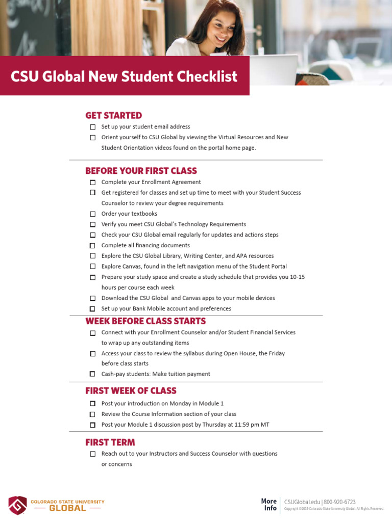 New_Student_Checklist 1 | PDF