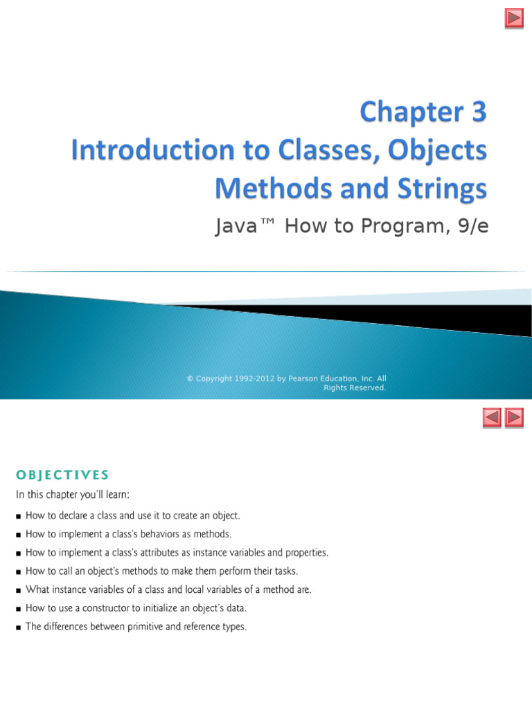 Lecture 2 3 Chapter 3 Class Vs Object Fields Methods Constructors Setter Getter Pdf