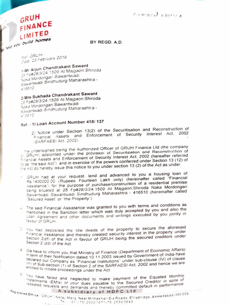 13(2) arjun swant | PDF | Interest | Private Law