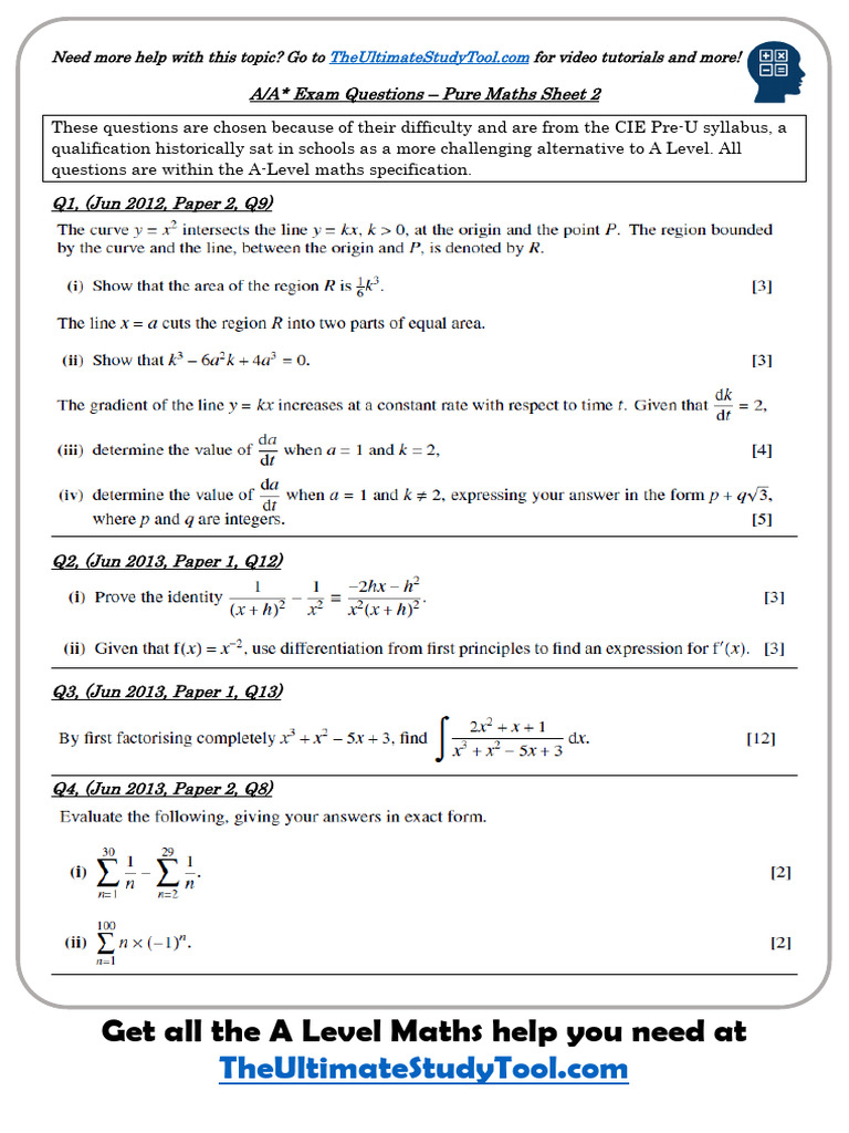 Pure Sheet 2 | PDF | Teaching Methods & Materials