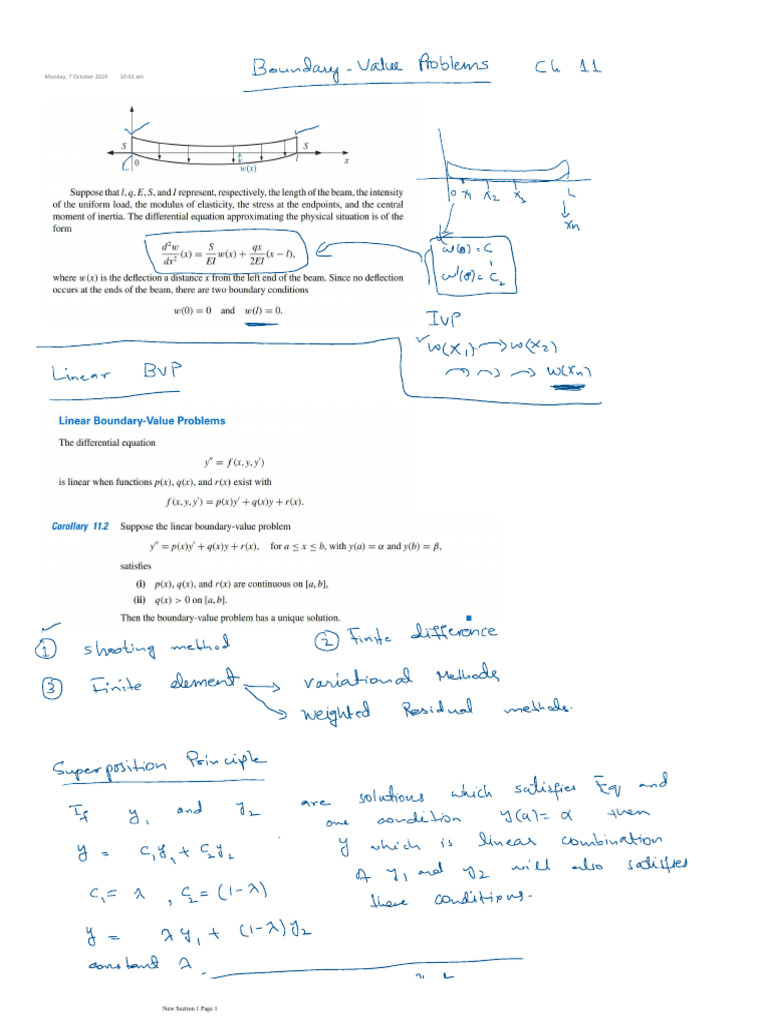 Lec Linear BVP | PDF