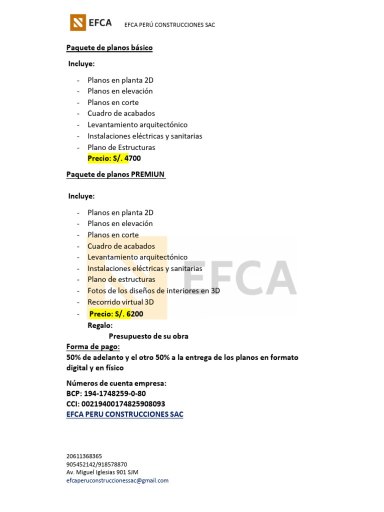 Presupuesto Renzo | PDF